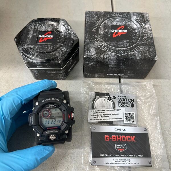 Casio Men's Watch G-Shock Rangeman Tough Solar Digital Strap GW9400-1 ...