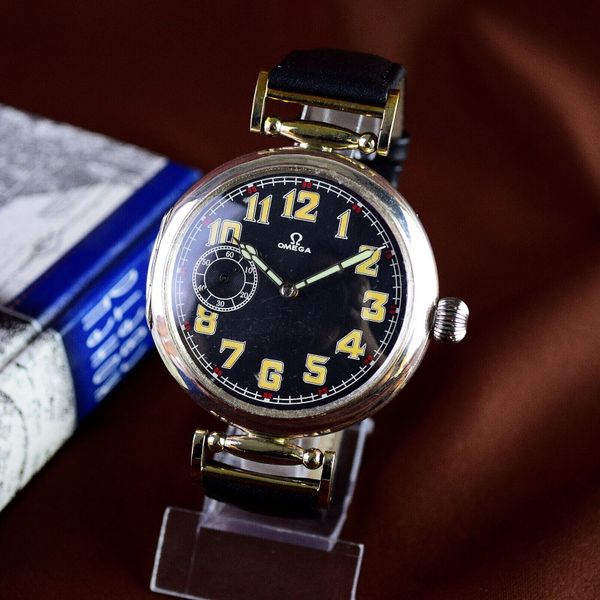 Vintage OMEGA Aviator Watch Collectible Antique Swiss Marriage Military ...