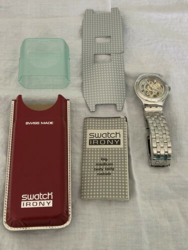Swatch Irony Automatic Skeleton YAS100G “Boby & Soul” 1998 | New In Box ...