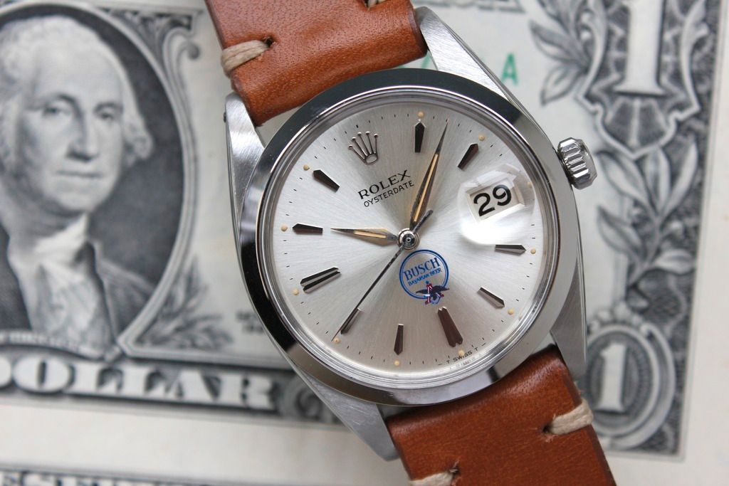 FS: 1965 Rolex Oysterdate ref.6694 w/'Busch Bavarian Beer' Logo ...