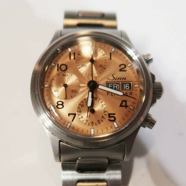 Sinn 356 FLIEGER 2 Automatic Chronograph Copper Dial Day date | WatchCharts