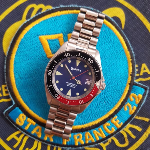 FS : Vintage NOS Mares Dive company Swiss Dive watch! PROTOTYPE ...