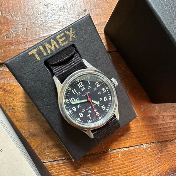 Rare! Timex Vintage Collection x J. Crew Field Watch NIB NOS Black ...