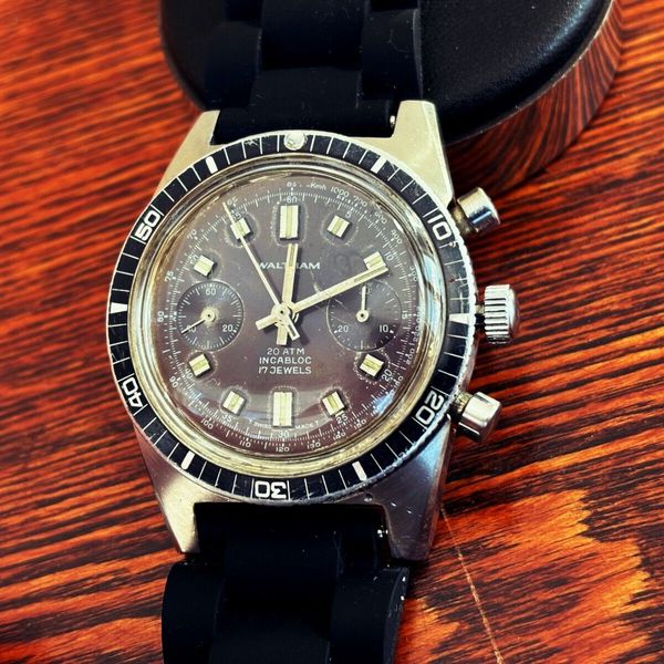 1970's Waltham 17J Swiss Chronograph Landeron Cal. 248 Fully Functional ...