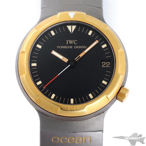 PORSCHE DESIGN by IWC Ocean 500 Automatic Black Dial TI / YG [Used ...