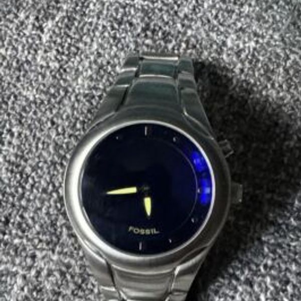 Rare FOSSIL Big Tic JR-8096 Blue Quartz Animated Watch And Box | WatchCharts Marketplace