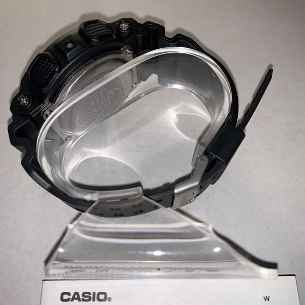 Casio G-Shock Mens Analog-Digital Watch Black with Green Dials GA-100C ...