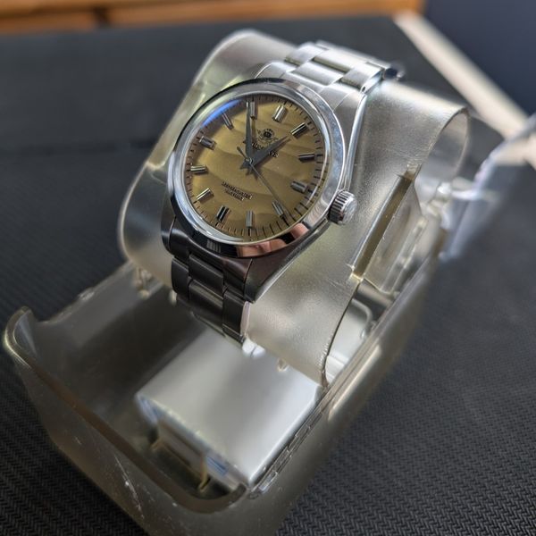 Addiesdive AD2030 Seiko VH31 Quartz Watch Sand Brown Dial 37mm ...