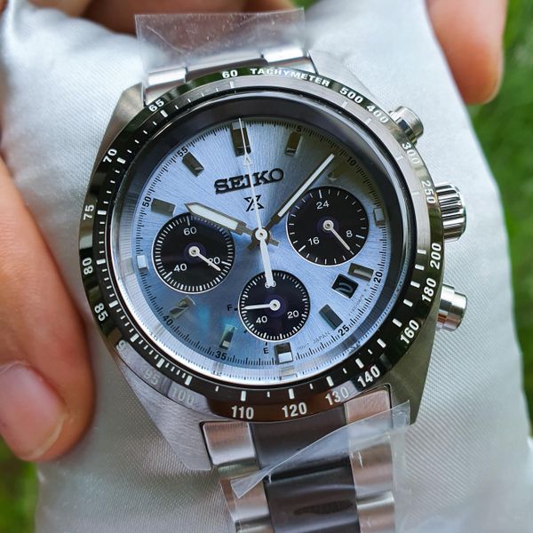 [WTS] Seiko Solar Chronogrph "Ice Blue" Ref. SSC909 | WatchCharts
