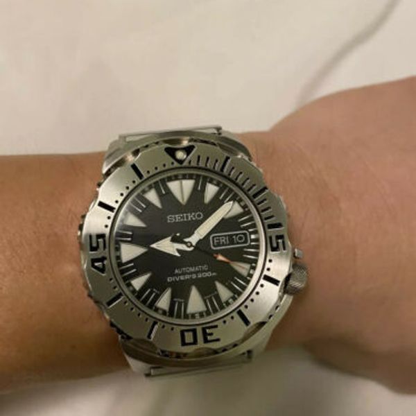 SUPER RARE Seiko Monster 2nd Gen SRP307k1 Automatic Dive Watch ...