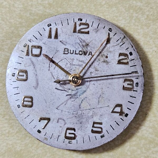 Bulova 11AFC Vintage manual watch movement for parts. | WatchCharts ...