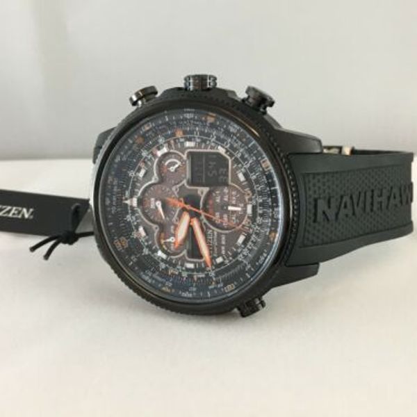 Citizen Men's Eco-Drive Navihawk A-T Atomic Chronograph Watch JY8035-04E $695 | WatchCharts ...