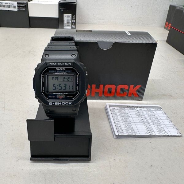 Casio G-Shock DW-5600UE-1 Module 3525 LED Backlight Positive Display ...