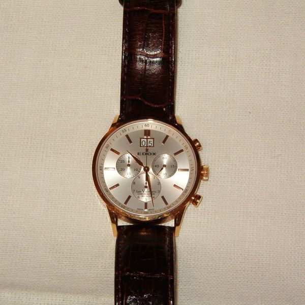 FS: Edox Chronograph Rose Gold | WatchCharts Marketplace