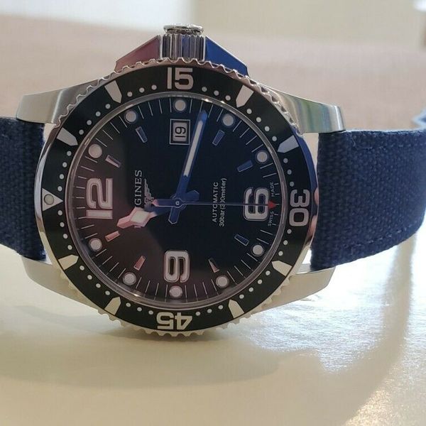 Longines HydroConquest Automatic Black Dial 41mm Watch L3.742.4.56.6 w/ Extras | WatchCharts ...