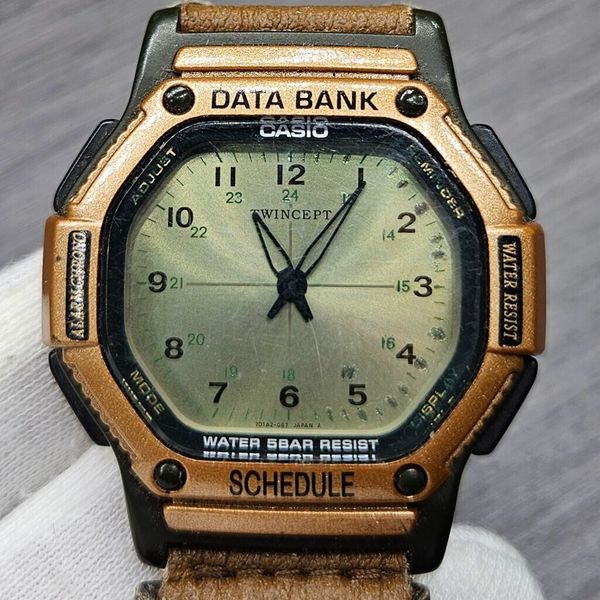 Casio ABX-57 Twincept Databank Watch Module 1361 Vintage Japan Made ...