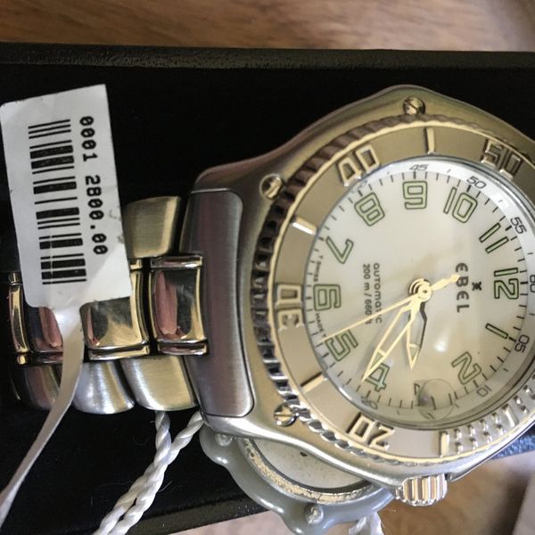 FS: EBEL Automatic DISCOVERY Dive Watch, 200 Meters, WHITE Dial. $975 ...