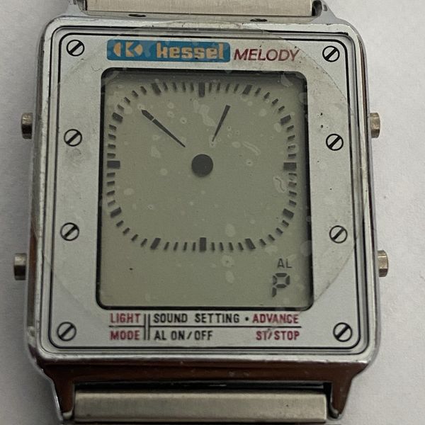 Vintage Kessel Illusion LCD Wind Watch Casio Citizen Seiko Auto Rare ...
