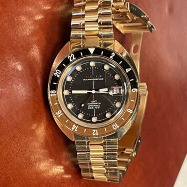 Bulova Oceanographer GMT 97B215 Root Beer | WatchCharts Marketplace