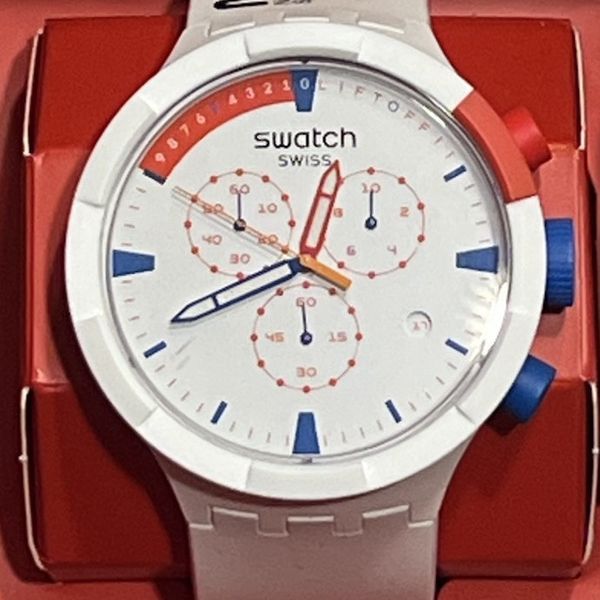 Swatch Nasa Watch - Extravehicular - Space Collection | WatchCharts ...