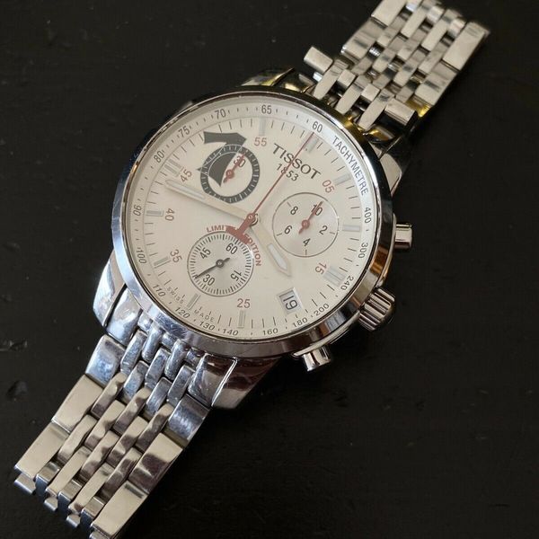 TISSOT LTD PRC 200 Chronograph Michael Owen limited edition Swiss watch ...