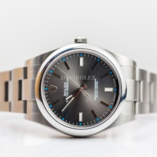 FSOT: Excellent Rolex 114300 Oyster Perpetual 39mm Rhodium Dial FULL ...