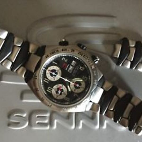 【FREE SHIPPING】 Watch Watch Ayrton Senna universal geneve automatic ...