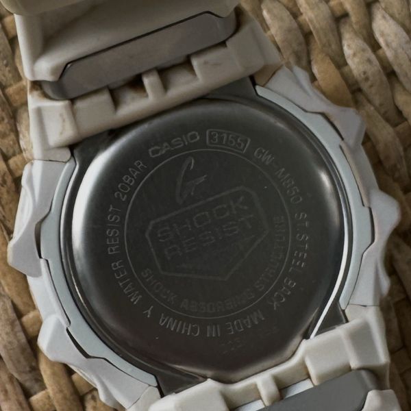 Casio G-Shock GW-M850 Multi Band 6 Atomic Tough Solar Watch White Good ...