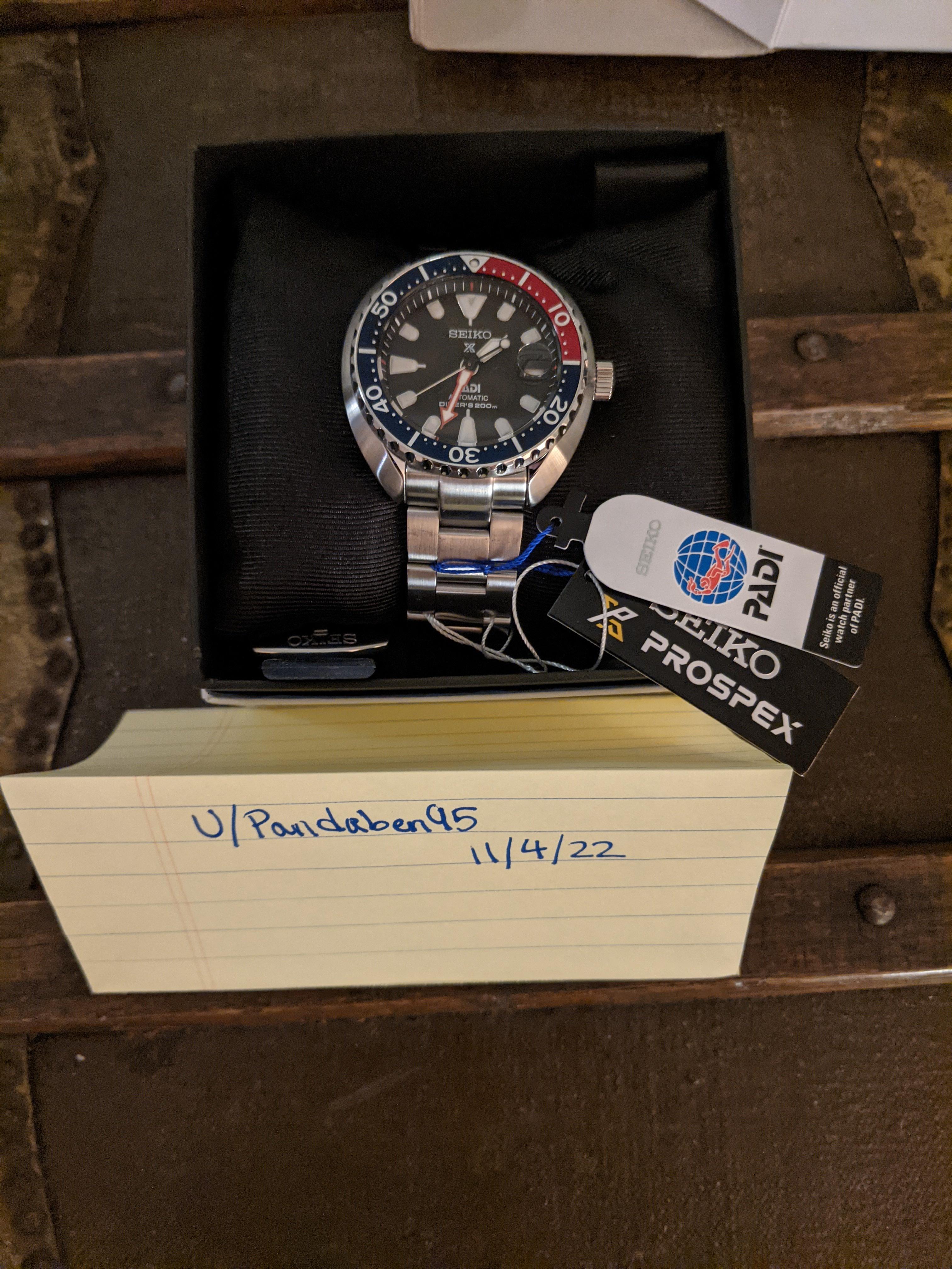 [WTS] [REDUCTION] Seiko Prospex Diver "Mini Turtle" PADI Edition ...