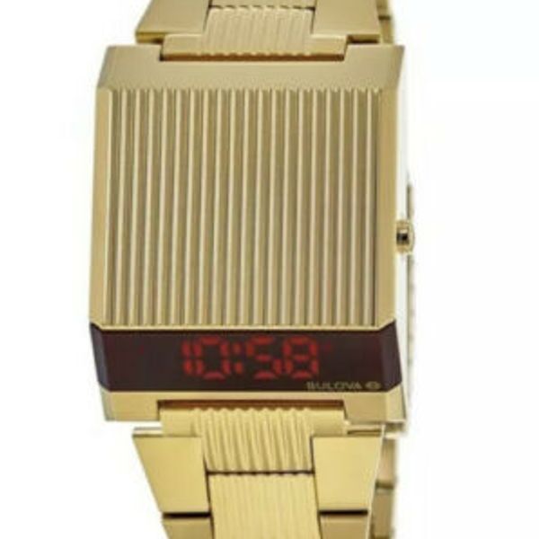 Bulova Special Edition Archive Digital Computron Gold Men's Watch ...