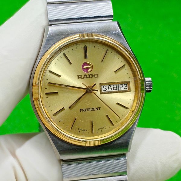 RADO PRESIDENT watch Automatic 17 Jewels Day / Date Indicator ...