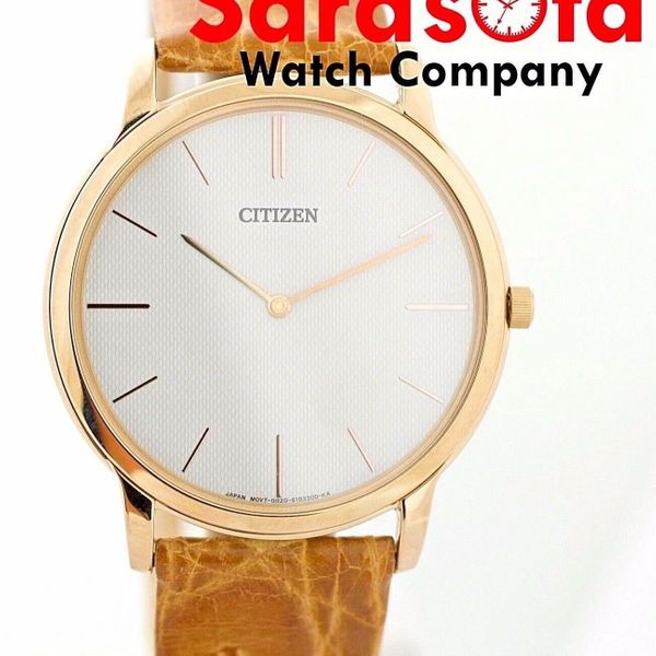 Citizen Eco-Drive G820-S069220 Rose Gold Steel Flat 5mm 39mm Case Wrist ...