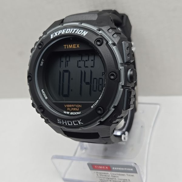 Timex Expedition XL Shock Watch TW4B24000 Vibration Alarm 200M Quartz ...