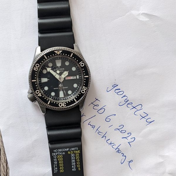 [WTS] Citizen SPF56-0456 300m Professional diver quartz 2852-266315Y ...