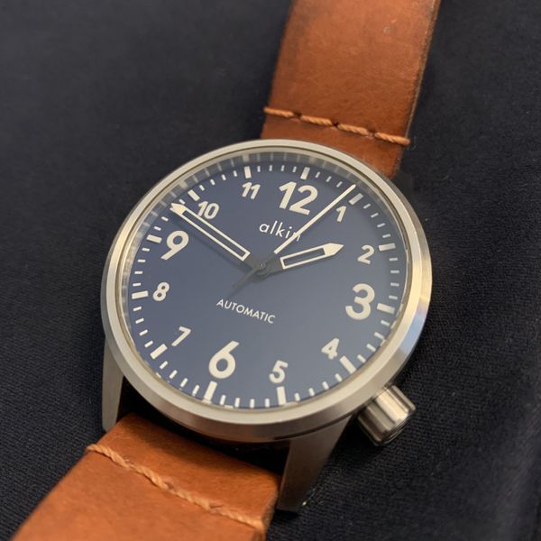 Alkin Model One - limited edition blue dial | WatchCharts Marketplace