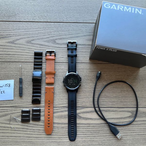 [WTS] Garmin Fenix 5 Plus Sapphire with extra bands | WatchCharts