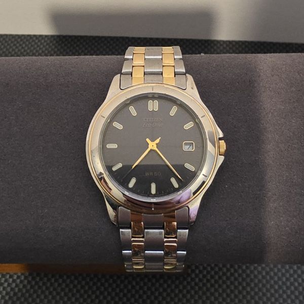 Citizen Eco-Drive WR50 Mens Watch 7821-H08967 Gold And Silver Colour ...