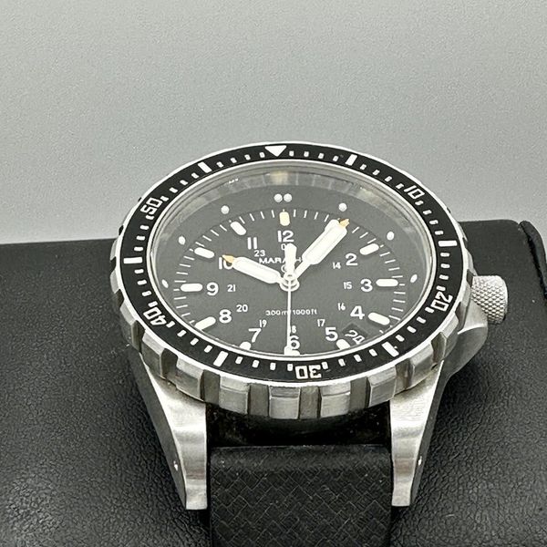 Marathon JSAR 46mm Jumbo Diver Black Dial Swiss Quartz Movement 300m ...