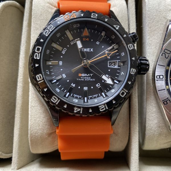 Timex GMT Intelligent Quartz 46mm 100m Diver Watch | WatchCharts Marketplace