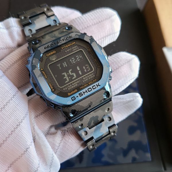 FS: BNIB Casio G-SHOCK Limited Edition Titanium Blue Camo Bluetooth ...