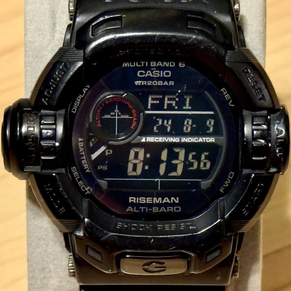 [WTS] Casio G-Shock GW-9200MBJ-1 Men in Matte Black Riseman Tough Solar Atomic Multiband 6 ...