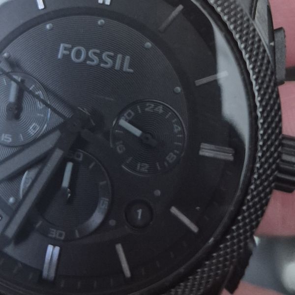 FOSSIL Machine Chronograph Black Stainless Steel Watch | WatchCharts ...