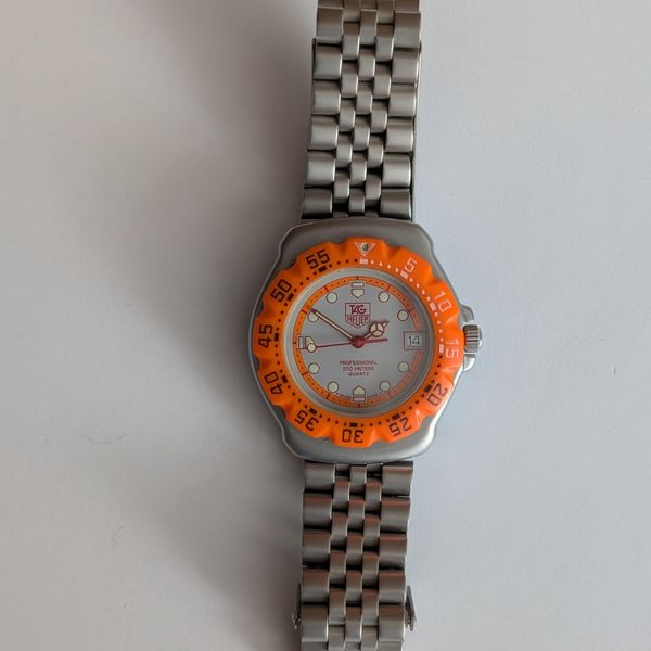 TAG Heuer Professional Formula 1 Orange Unisex Adult Watch 35mm - Ref ...