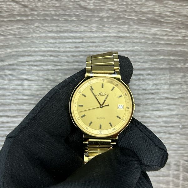 Mido quartz vintage Gold Plated (Please See Photos For Details ...