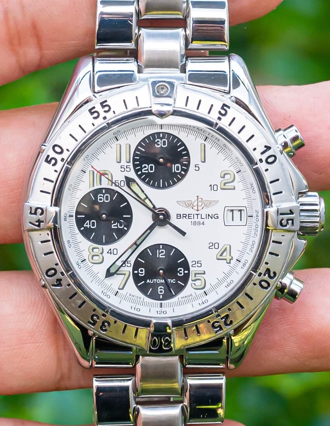 FS: Breitling Colt Chrono Auto 42 “Panda” White & Black Dial Bracelet ...