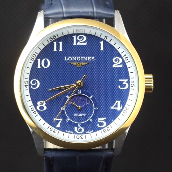Beautiful Longines Quartz Movement Blue Dial Men's Watch All Working ...