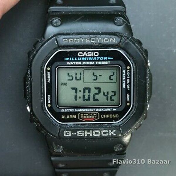 Classic Casio G-SHOCK DW-5600E (3229) Black Resin 42mm watch - New ...