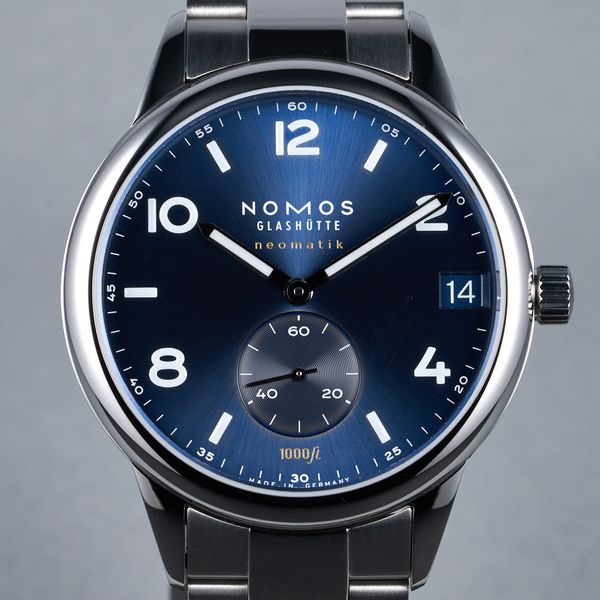 FS: 2022 Nomos Glashütte Club Sport Neomatik 42 Date Blue Ref: 782 with ...