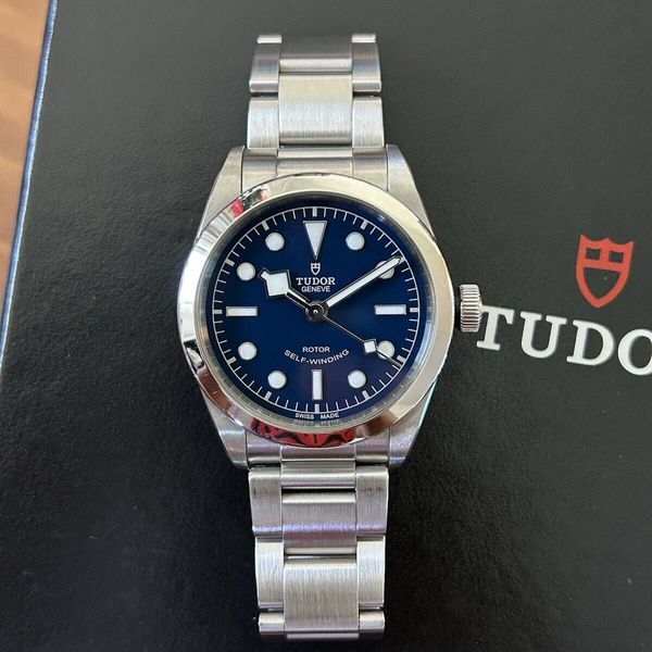 TUDOR Heritage Black Bay 36 79500 Blue Dial Automatic Men's Watch ...