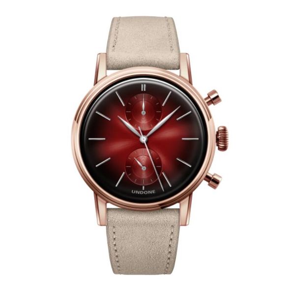 UNDONE URBAN MYSTIQUE MARS Mecha Quartz Wrist Watch [Gold Frame Calf ...